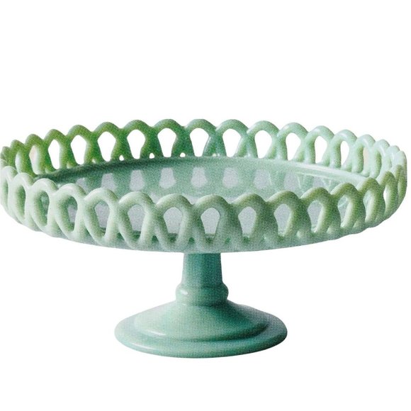 Martha Stewart | Kitchen | Martha Stewart Green Jadeite Cake Stand ...